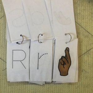 ASL BUNDLE Flipbook and Flashcards, - Etsy