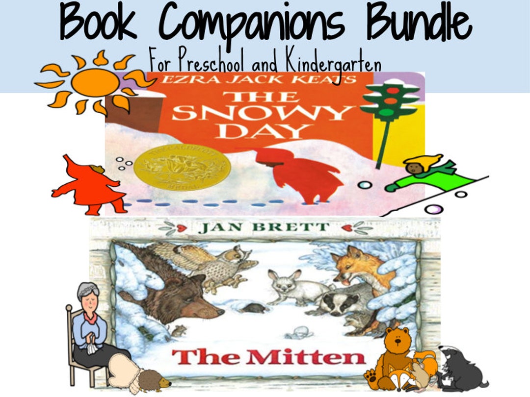 BUNDLE the Snowy Day and the Mitten Book Companions Preschool and ...
