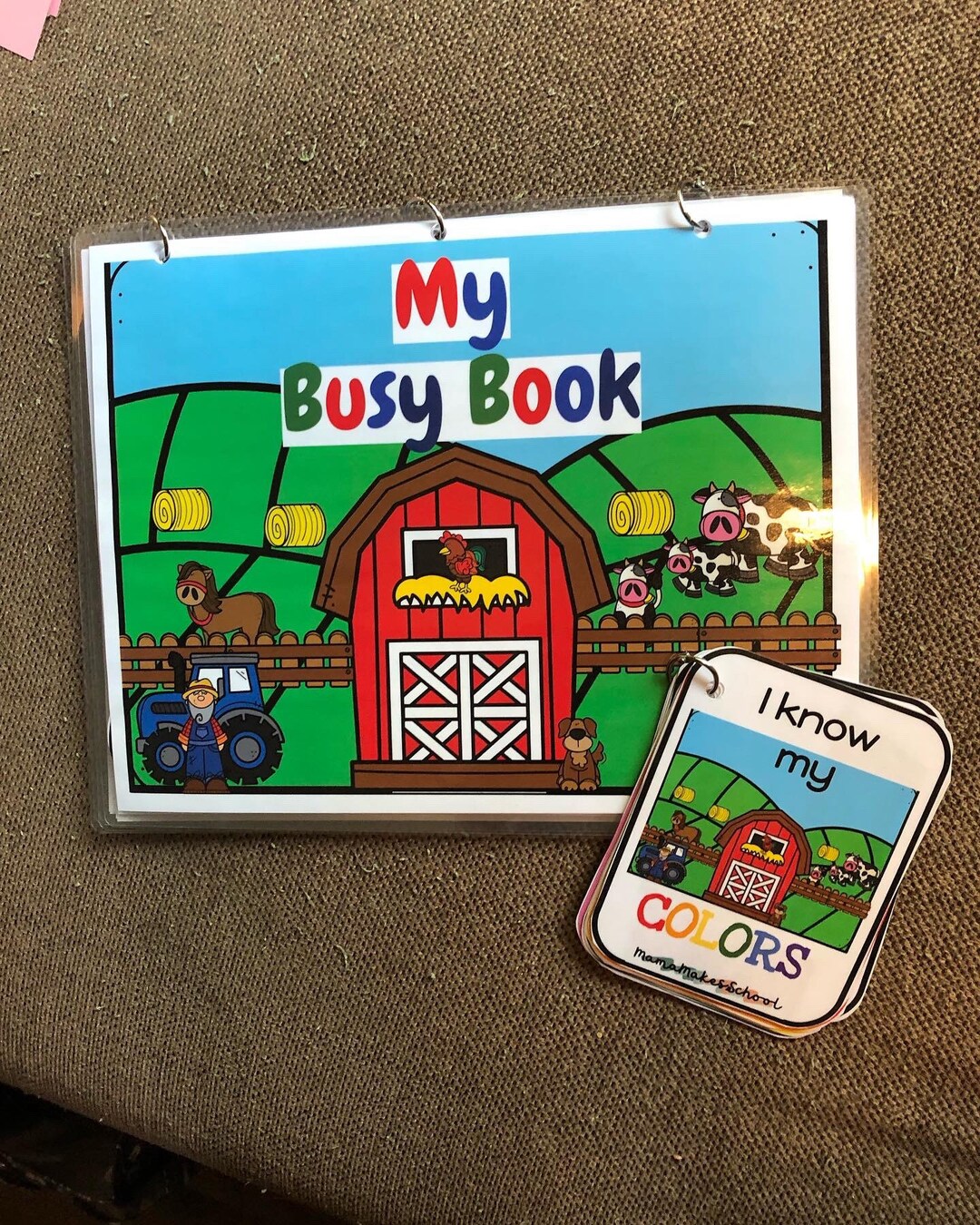 Toddler on the Farm Busy Book - Etsy