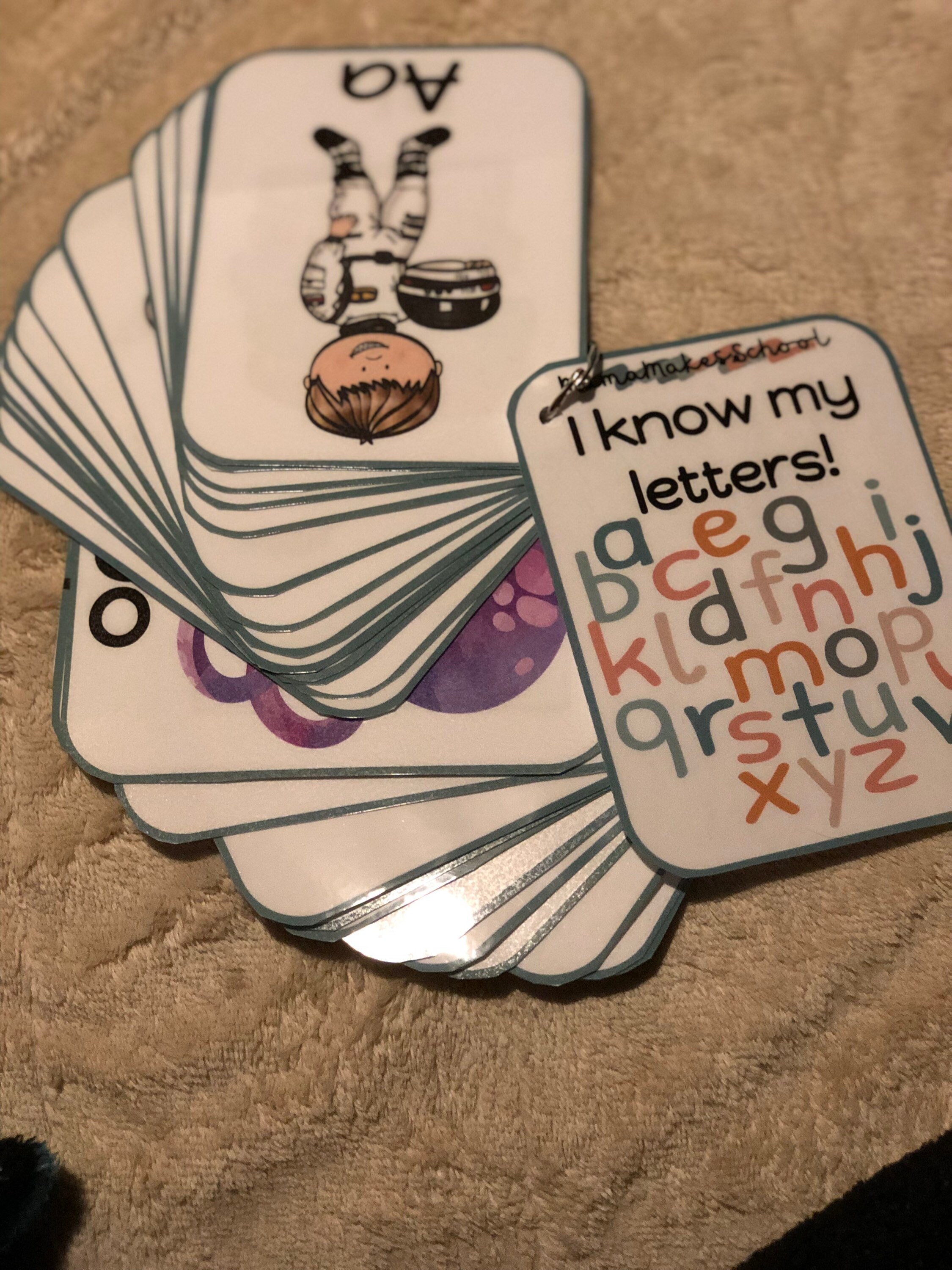 Alphabet Flashcards, Abcs, Letters and Sounds Flashcards Digital ...