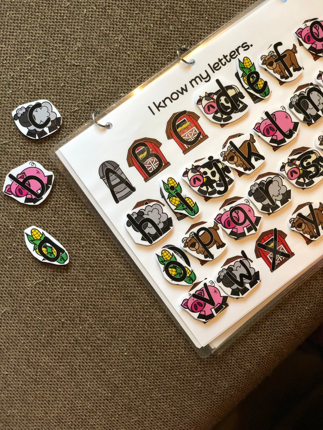 Preschool on the Farm Busy Book - Etsy