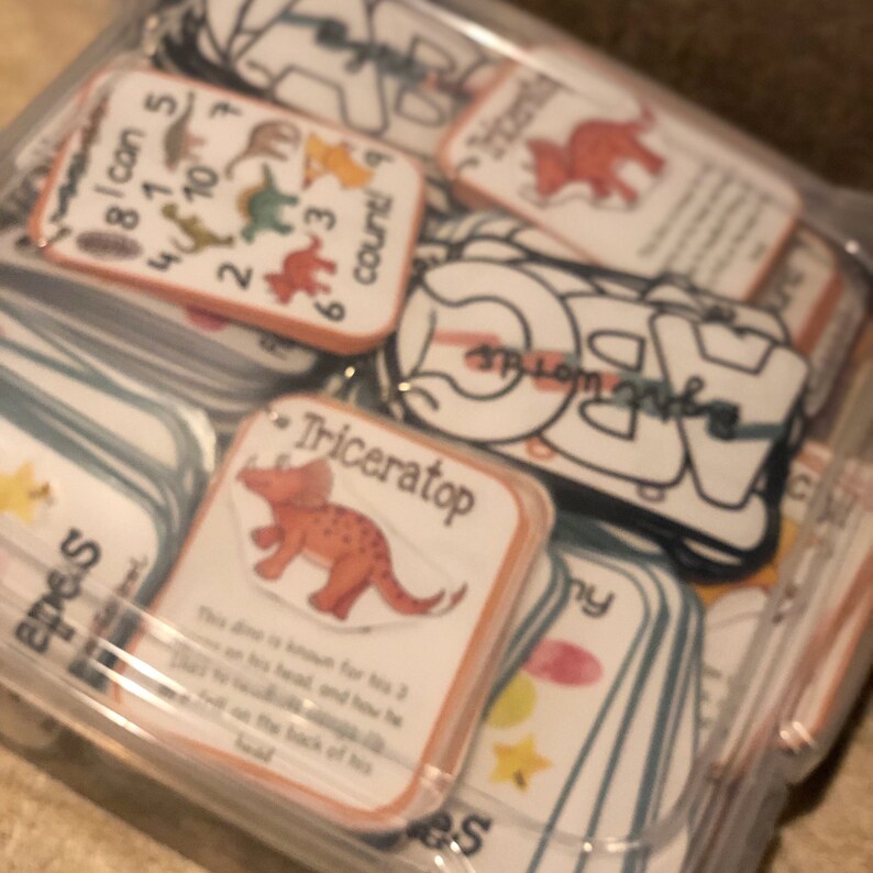Dinosaur Fact Match Interactive Flashcards DIGITAL - Etsy