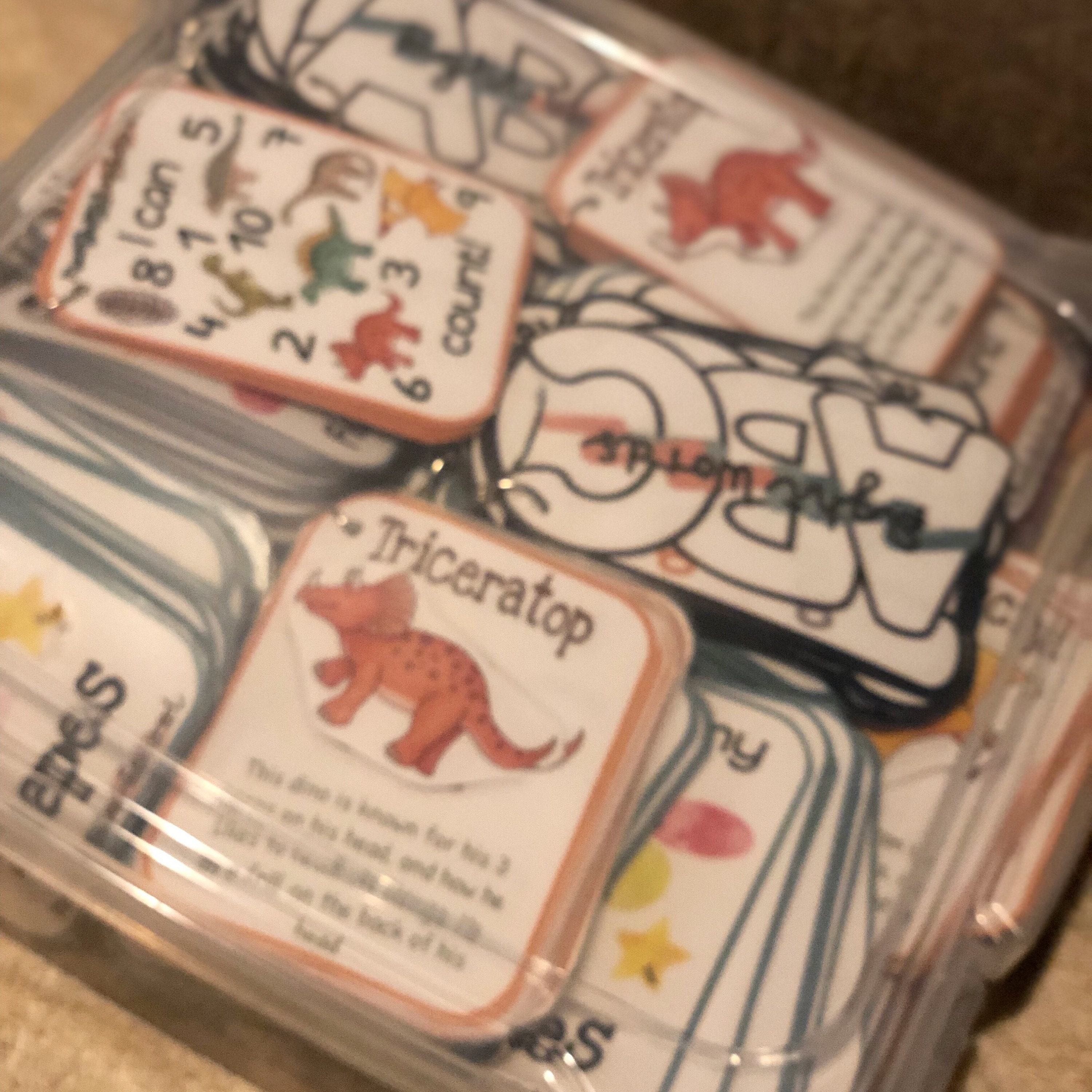 Dinosaur Fact Match Interactive Flashcards DIGITAL - Etsy