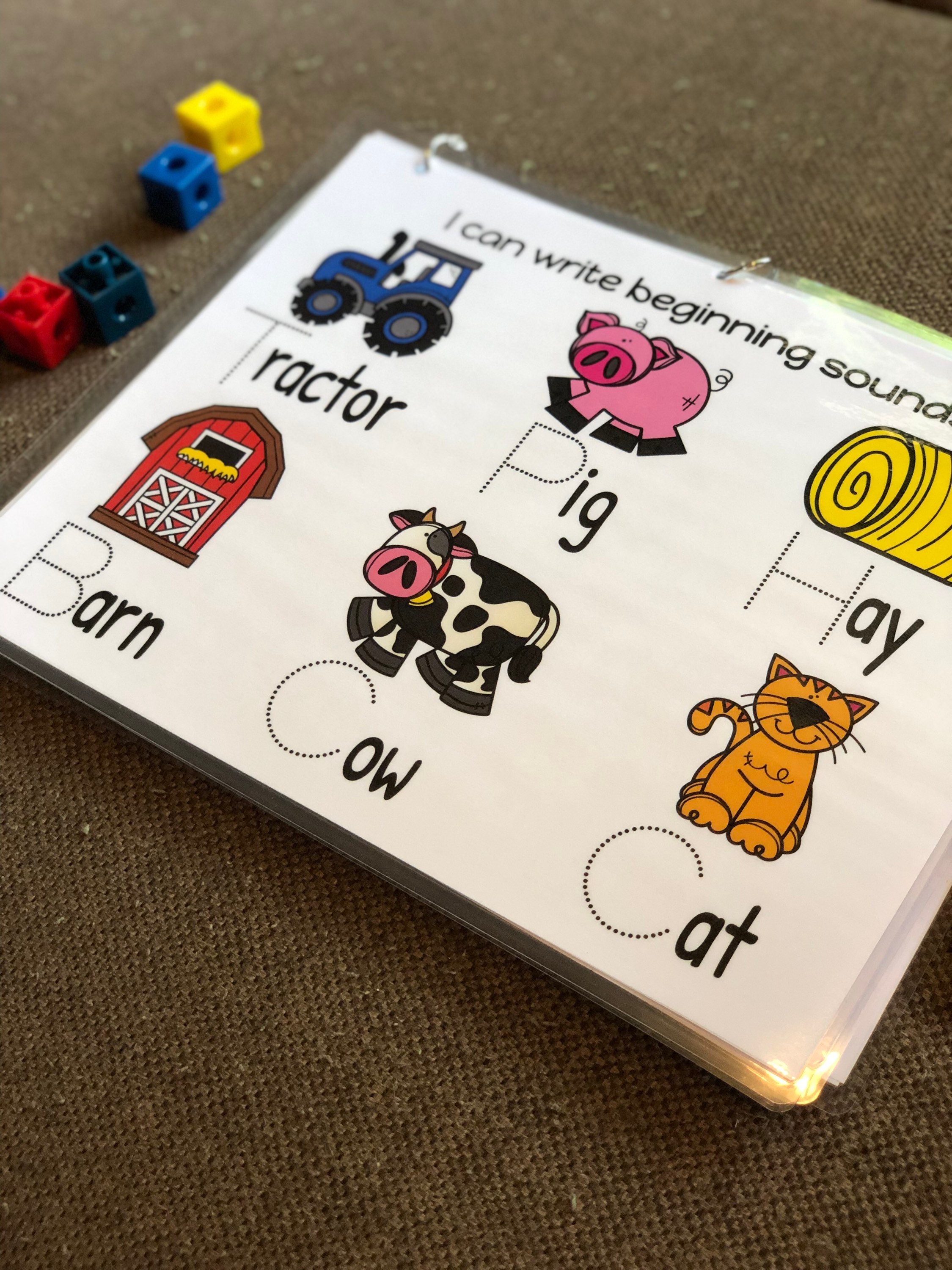 Preschool on the Farm Busy Book - Etsy