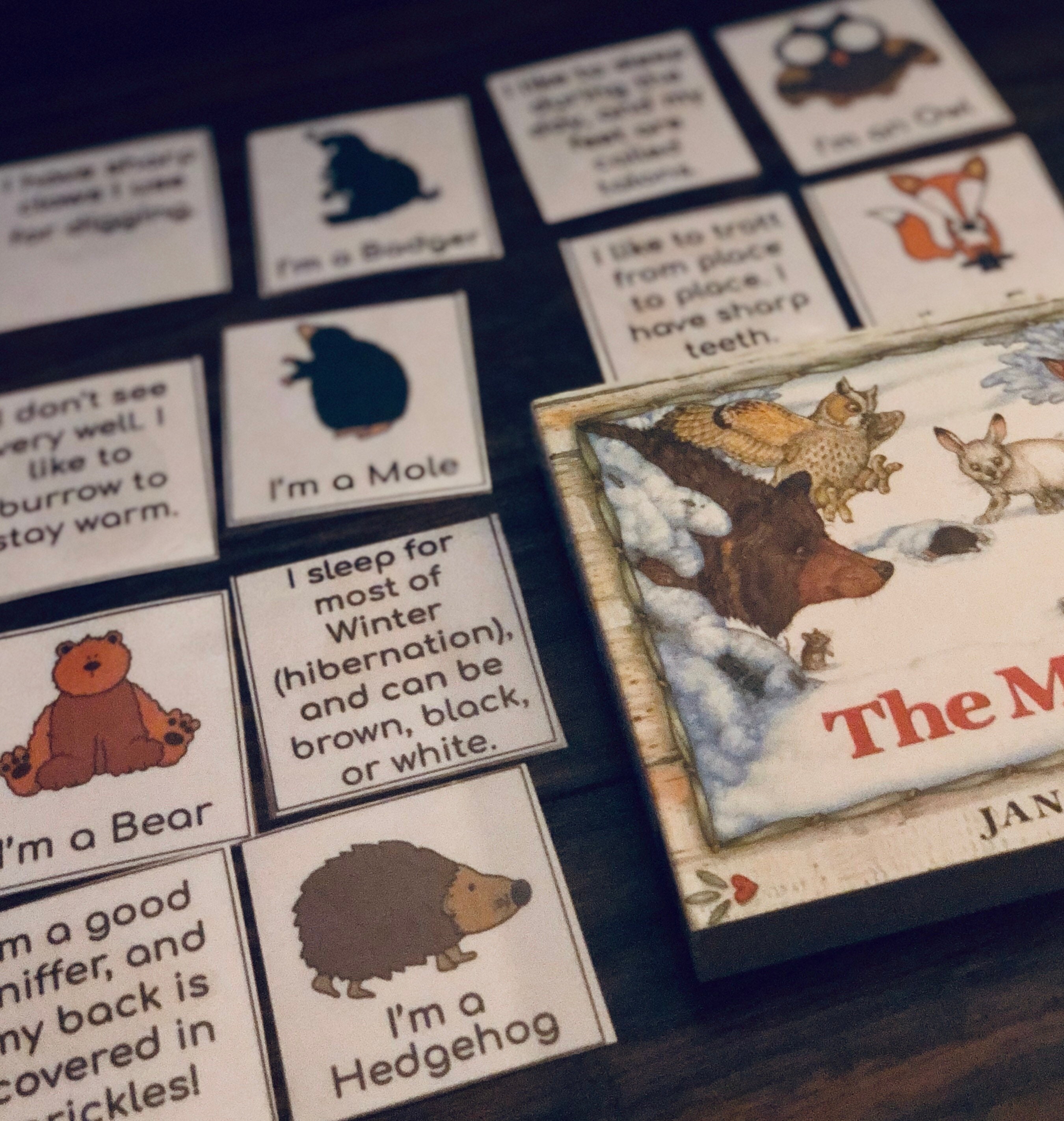 The Mitten Book Companion for Preschool and Kindergarten - Etsy