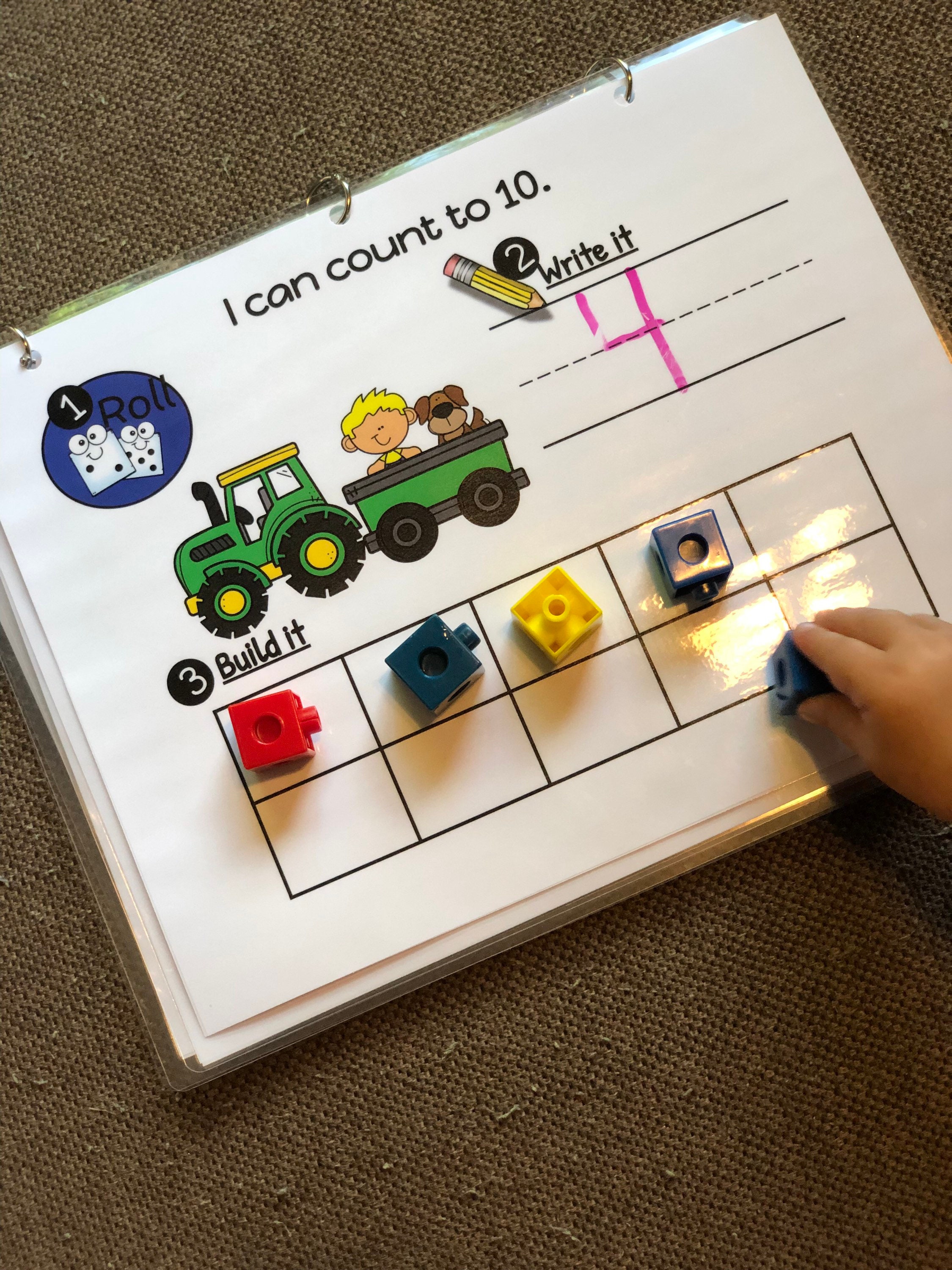 Preschool on the Farm Busy Book - Etsy