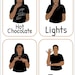 Christmas Wintertime ASL Flashcards, Sign Language Holiday Cards - Etsy