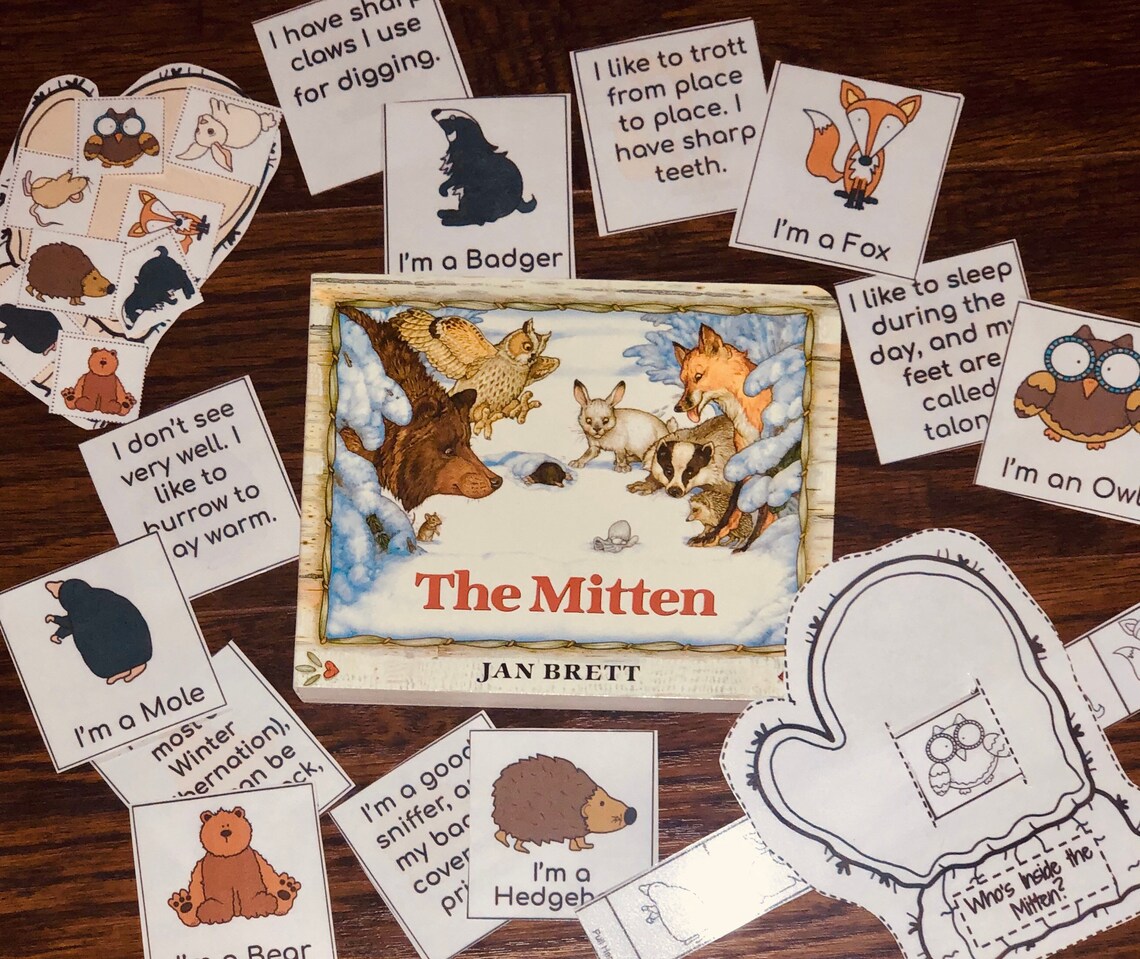 The Mitten Book Companion for Preschool and Kindergarten - Etsy