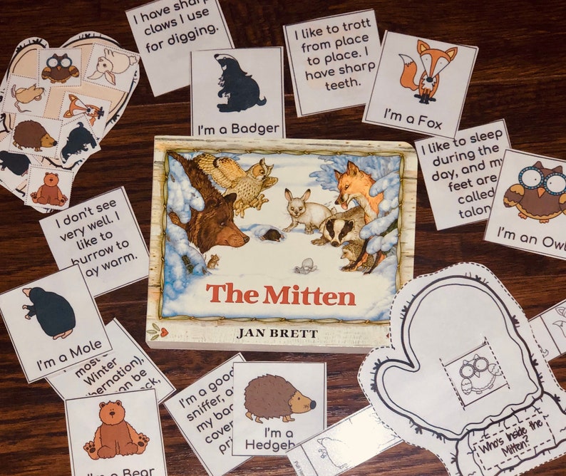 The Mitten Book Companion for Preschool and Kindergarten - Etsy