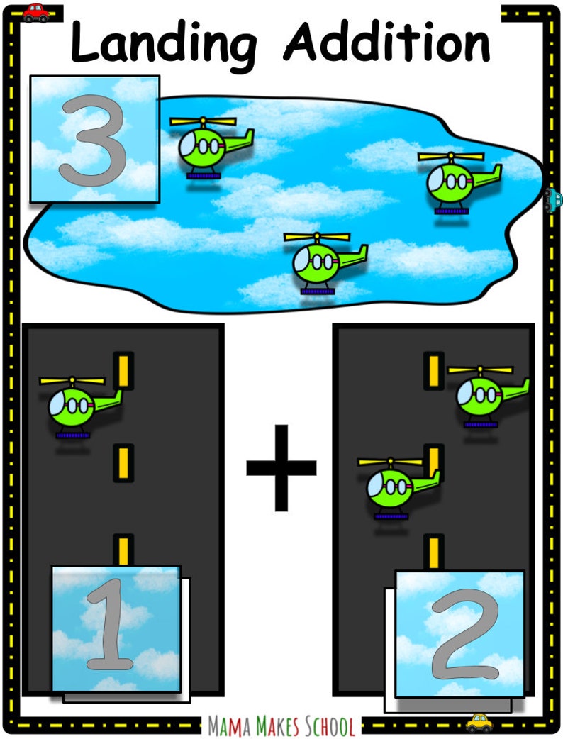 Things That Go Preschool Learning Pack - Etsy