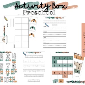 Preschool Daily Activity Learning Pack DIGITAL - Etsy