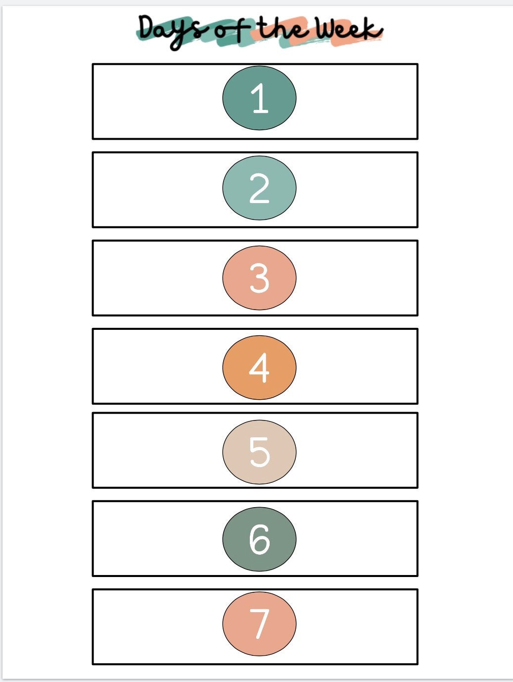 Calendar Time, Morning Circle Time, Preschool Printable - Etsy