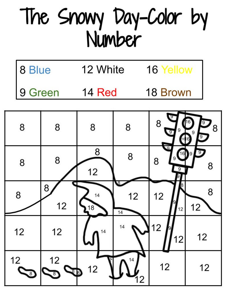 The Snowy Day Book Companion Preschool and Kindergarten - Etsy