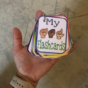 ASL BUNDLE Flipbook and Flashcards, - Etsy