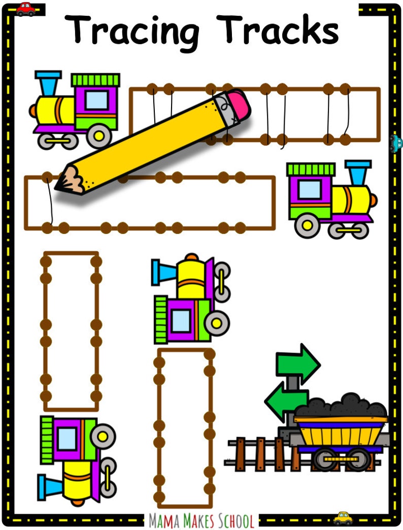 Things That Go Preschool Learning Pack - Etsy