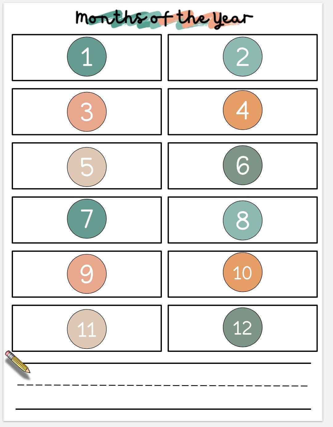 Calendar Time, Morning Circle Time, Preschool Printable - Etsy