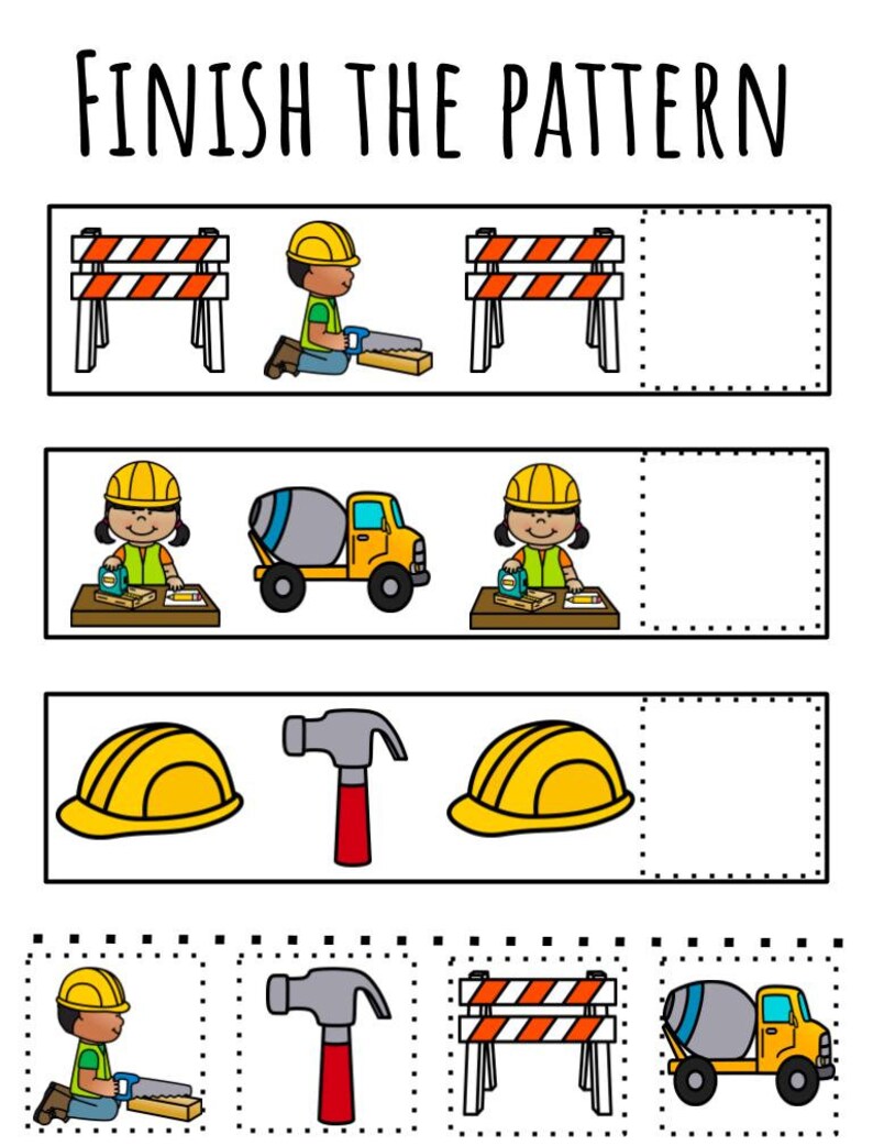 Occupational Therapy Pack-preschool/kindergarten Color, Cut, Glue - Etsy