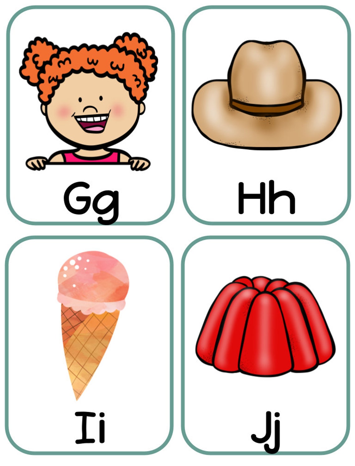 Alphabet Flashcards Abcs Letters and Sounds Flashcards | Etsy