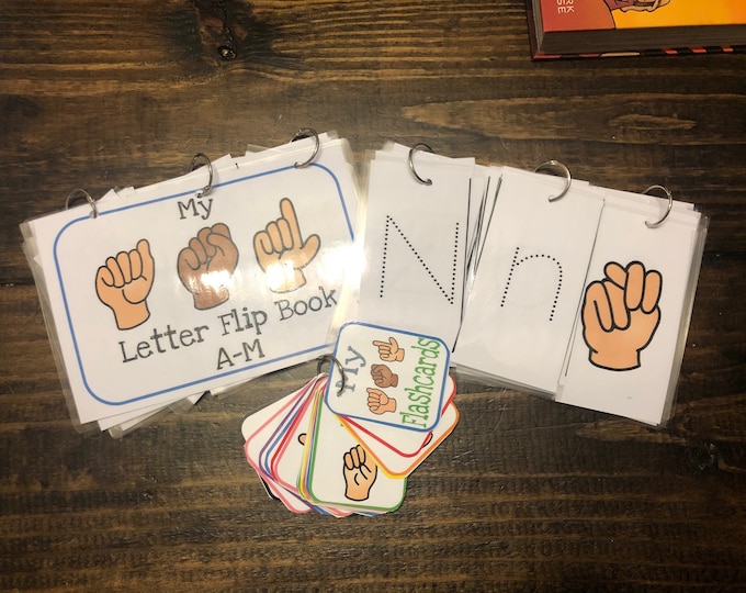 Basic Sign Language DIGITAL Pack. 16 Sign Language Cards, ASL American ...