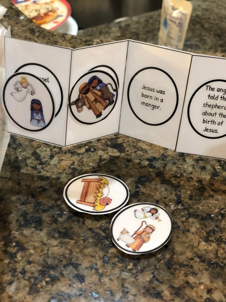 Nativity Christmas Learning Pack, Preschool/kindergarten Birth of Jesus ...