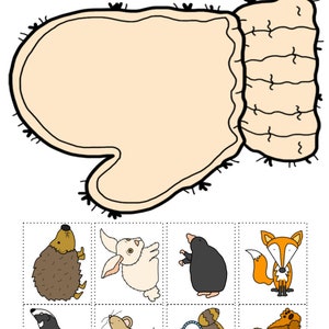 The Mitten Book Companion for Preschool and Kindergarten - Etsy