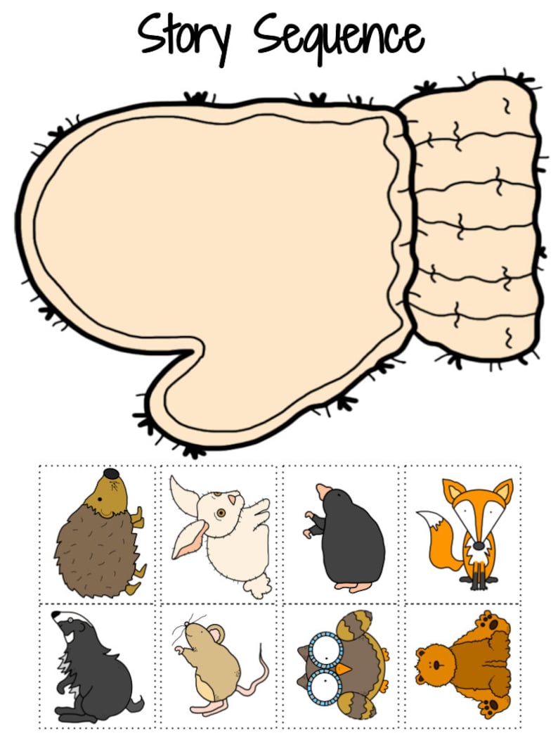 The Mitten Book Companion for Preschool and Kindergarten - Etsy