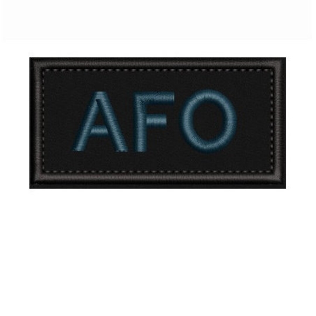 AFO Embroidered Police Patch - Etsy