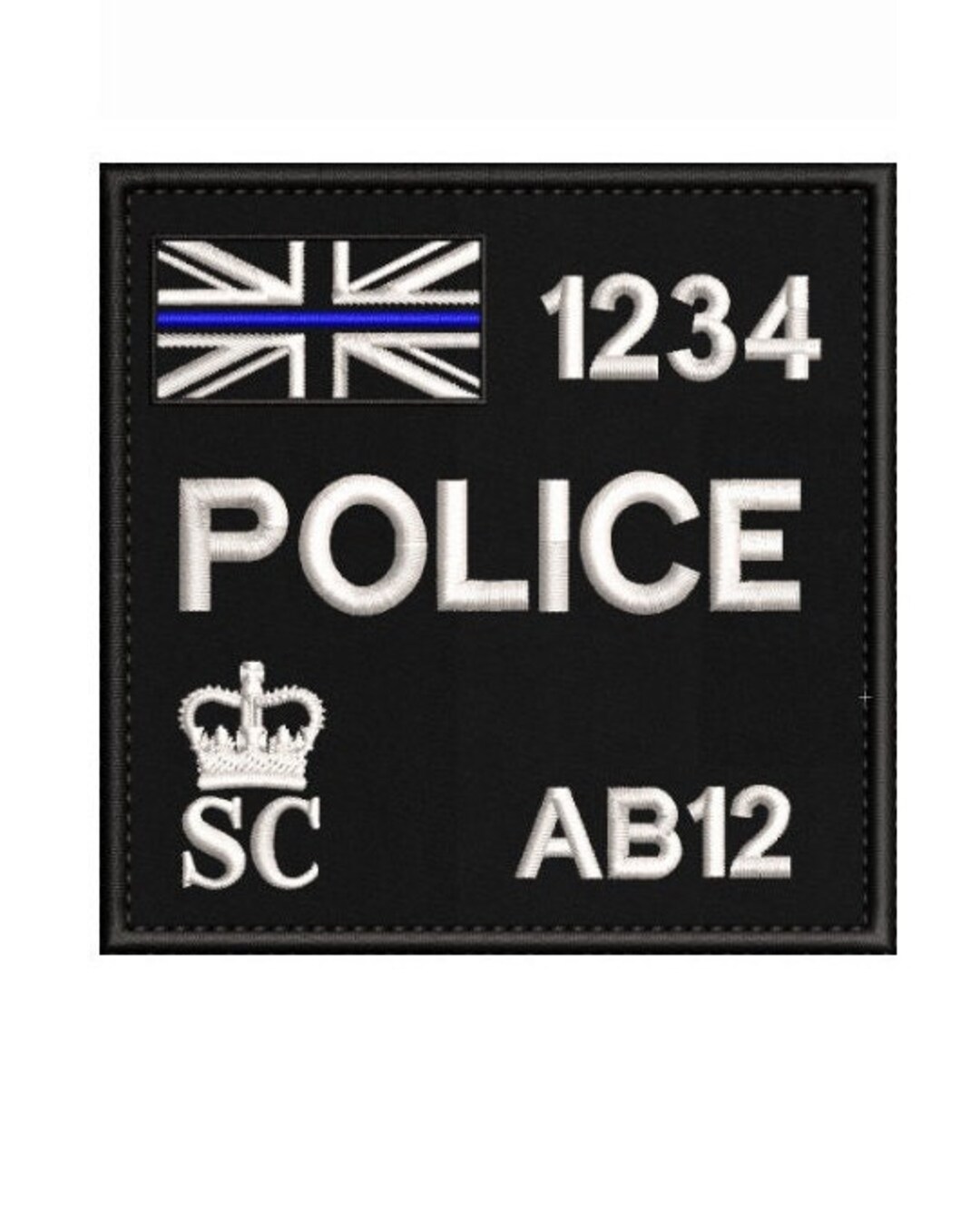 Special Police Constable Uniform Arm Patch, Hook Velcro Arm Patch ...