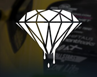 Dripping Diamond Car Decal Truck Decal Sticker - Etsy