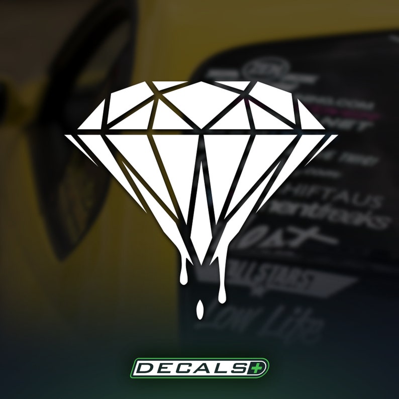 Diamond Drip JDM Decal Window Sticker Racing Car Truck Custom - Etsy