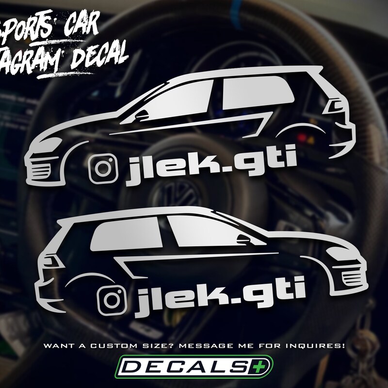 Instagram Decal - Etsy