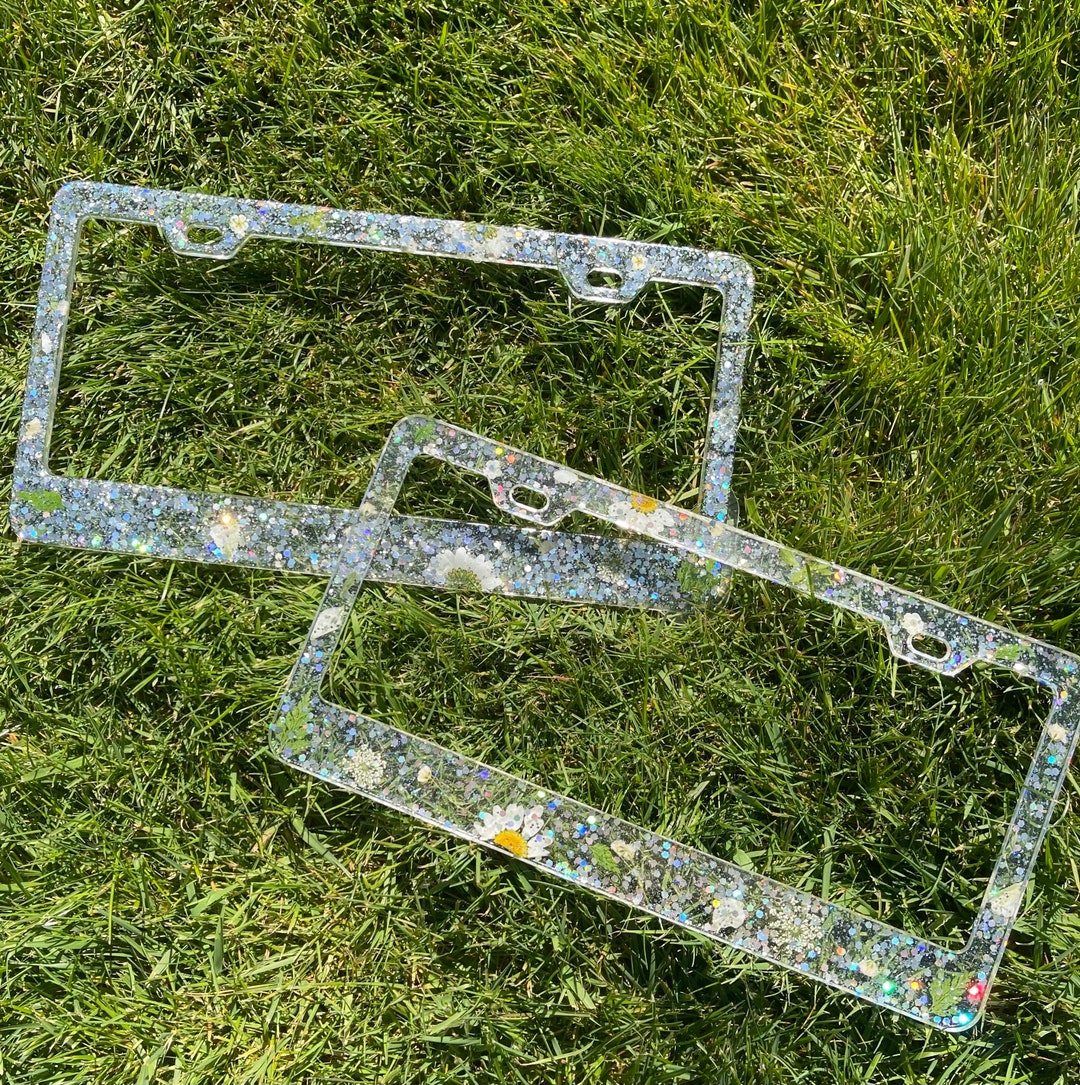 Resin License Plate Covers | Set of 2 - Etsy