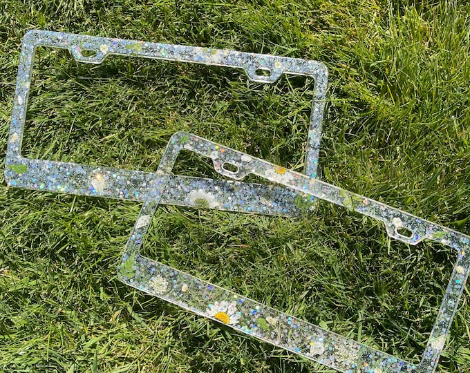 Resin License Plate Covers | Set of 2 - Etsy