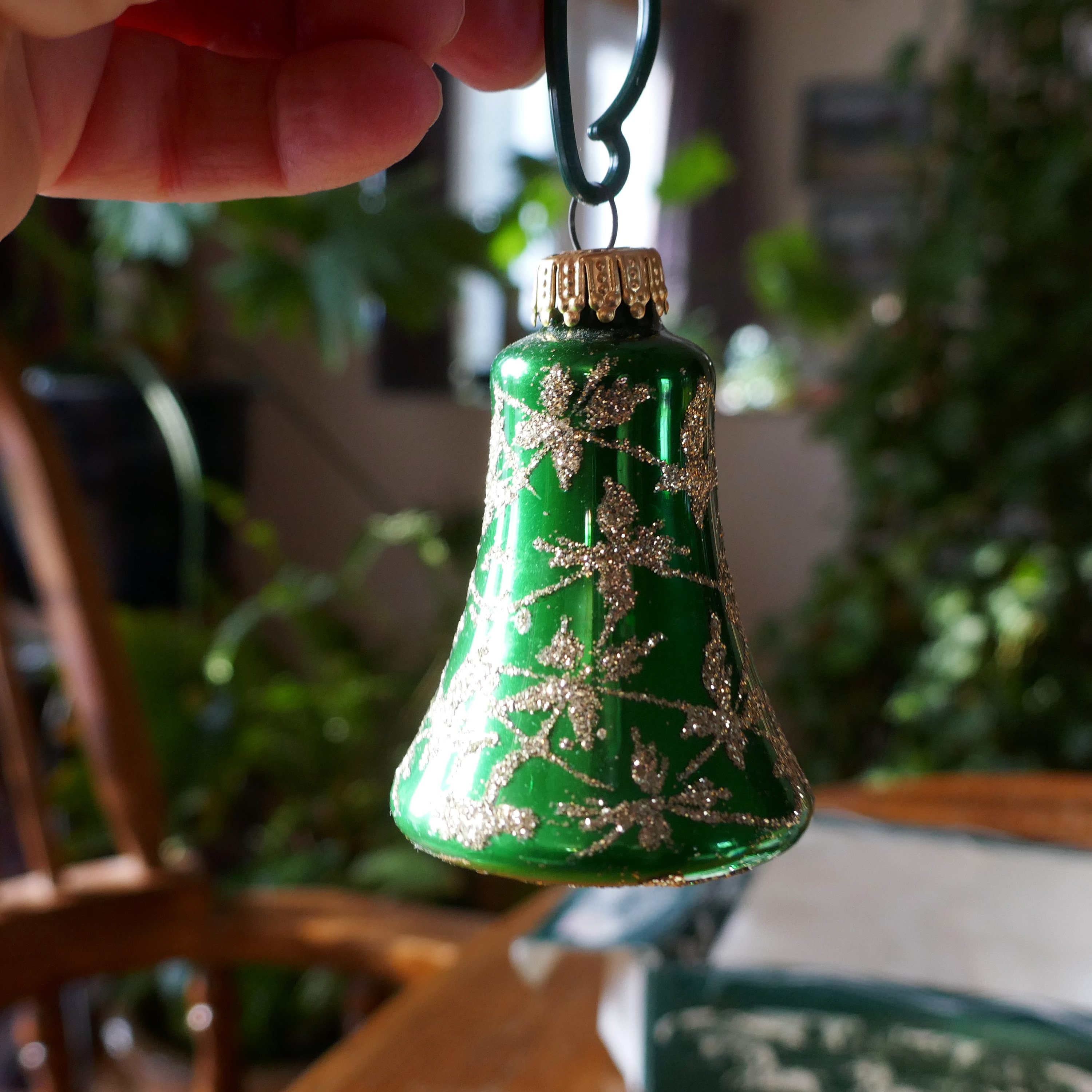Set of Four Vintage Mercury Glass Christmas Bell Ornaments - Etsy