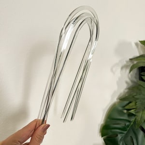 Arch Acrylic Plant Trellis Supports (set of 2) / Rainbow Plant Trellis ...