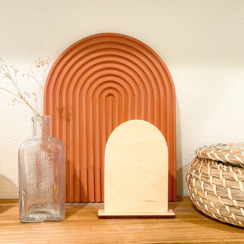 Custom Wooden Small Arch QR Code Tabletop Sign - Etsy