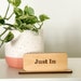 Custom Wooden Small Tabletop Signs (set of 5) | Market Pop-up Signs - Etsy