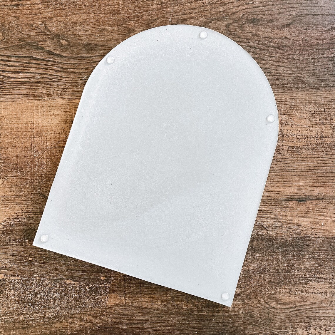 Arch Concrete Tray / Midcentury Modern Art / Handmade Concrete | Etsy