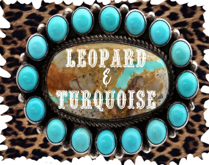 Leopard & Turquoise PNG Download, Digital Download, Instant Download ...