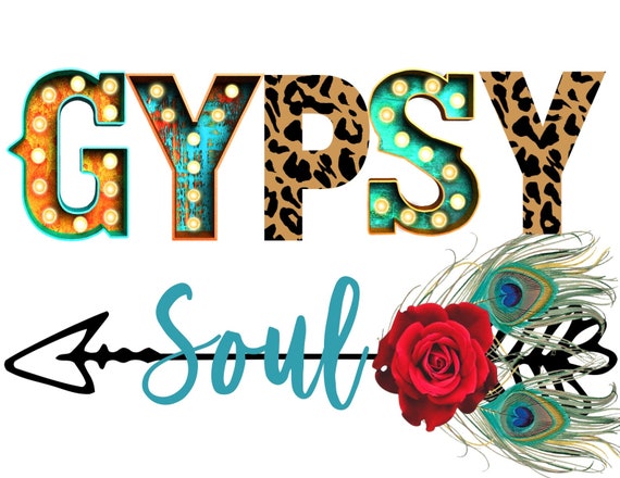 Gypsy Soul PNG Download Digital Download Instant Download | Etsy