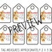 Set of Printable Gratitude Treat Bag Toppers and Two Gift Tags - 4 ...