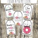 Set of Printable Donut-themed Gift Tags: 7 Different Designs - Etsy