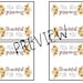 Set of Printable Gratitude Treat Bag Toppers and Two Gift Tags - 4 ...