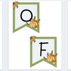 Hello Fall Banner Printable - Etsy