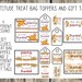 Set of Printable Gratitude Treat Bag Toppers and Two Gift Tags - Etsy