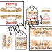 Set of Printable Gratitude Treat Bag Toppers and Two Gift Tags - 4 ...