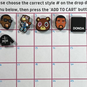 Rapper Shoe Charms I Music Croc Charms I Popular Croc Charms - Etsy