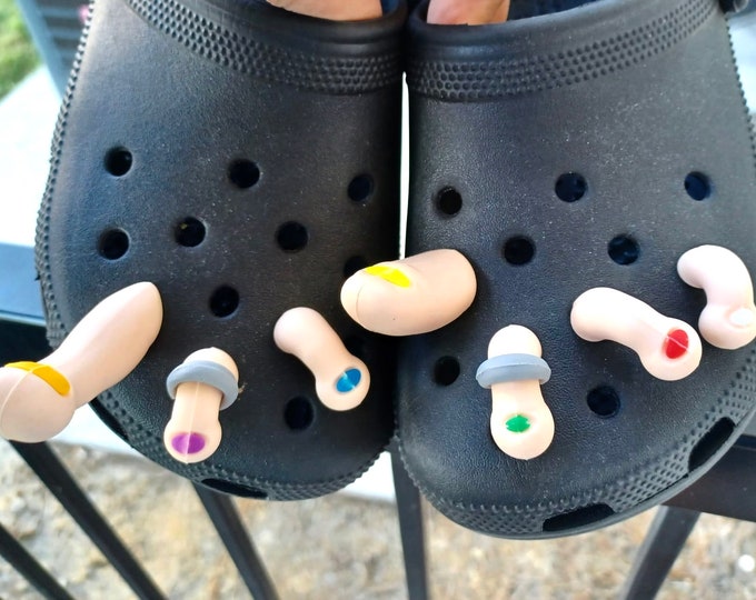 Toe Croc Charm Set Funny Croc Charms Fashion Croc Charms Shoe Charm ...