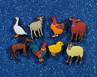 Assorted Stuffed Animal Croc Charms - Etsy