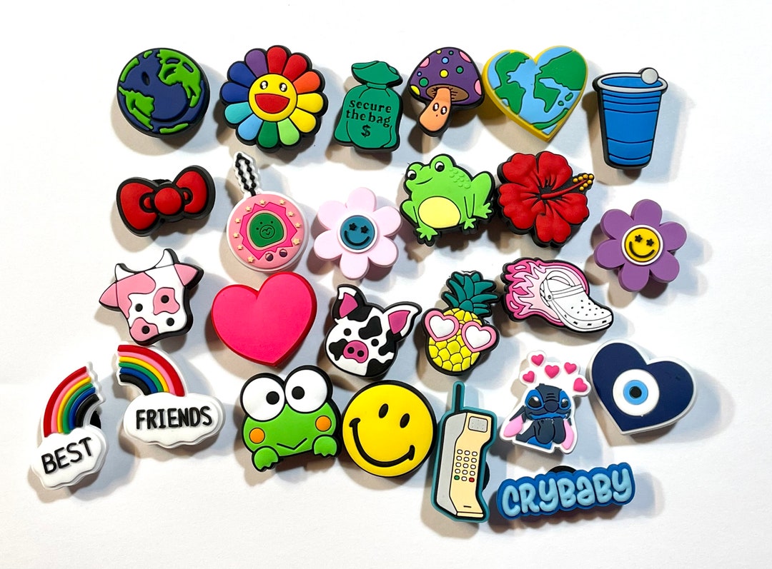 Girly Croc Charms - Etsy